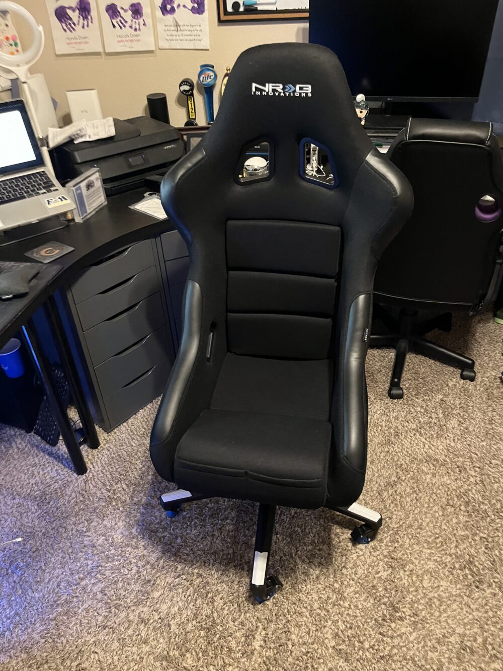 Racing Seat Desk Chair Tutorial - F-R Racing